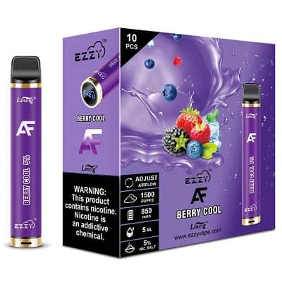 EZZY AF 5% Disposable Device 1500 puffs - 10Pcs/Pack - Wholesale Vapor ...