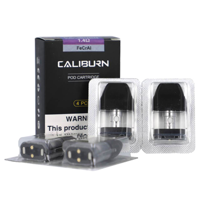Uwell CALIBURN Pod CARTRIDGE - 4PC Pack - Wholesale Vapor Supplies ...